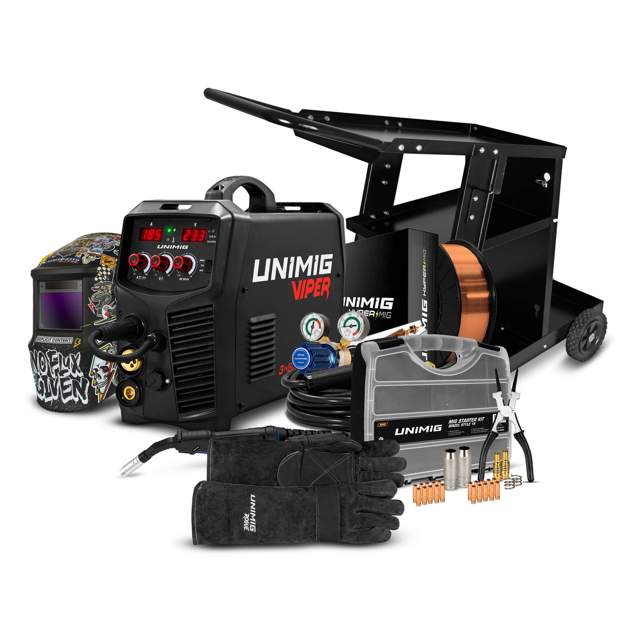 Unimig Viper Multi 185 Bundle - PK11102 - Tool Kit Depot