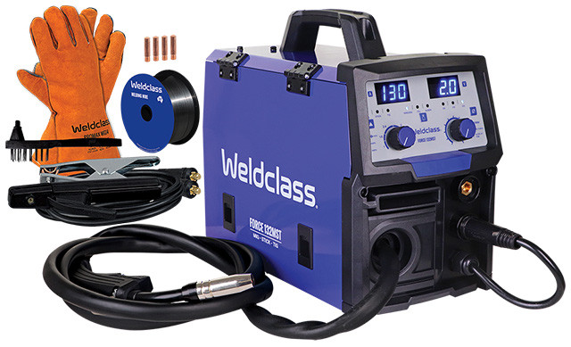 Weldclass Force MIG/TIG/Stick Welder Kit - WC-132MSTRK - Tool Kit Depot