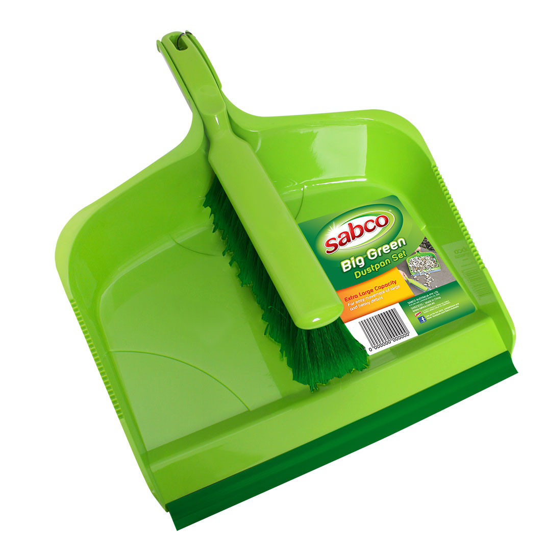 Sabco Large Gree Dustpan Set - SAB59040 - Tool Kit Depot