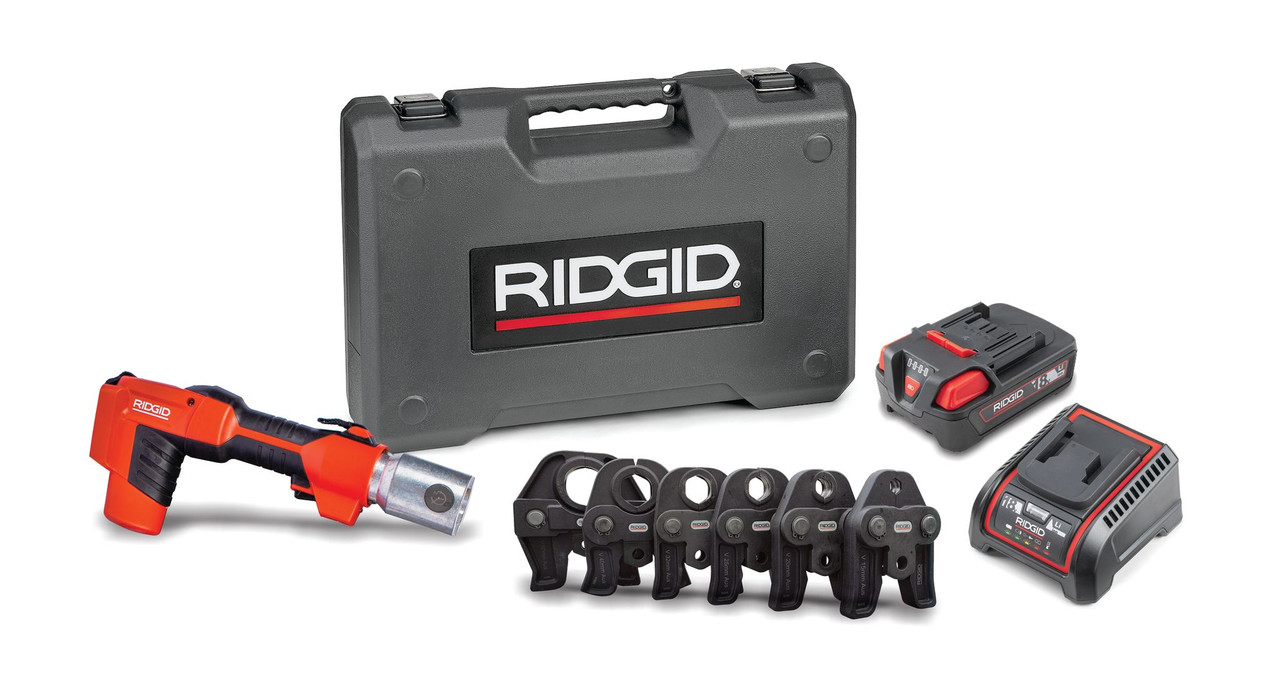 Ridgid 32KN Press Tool Kit 15-50mm RP306 with jaws for copper 15, 20 ...