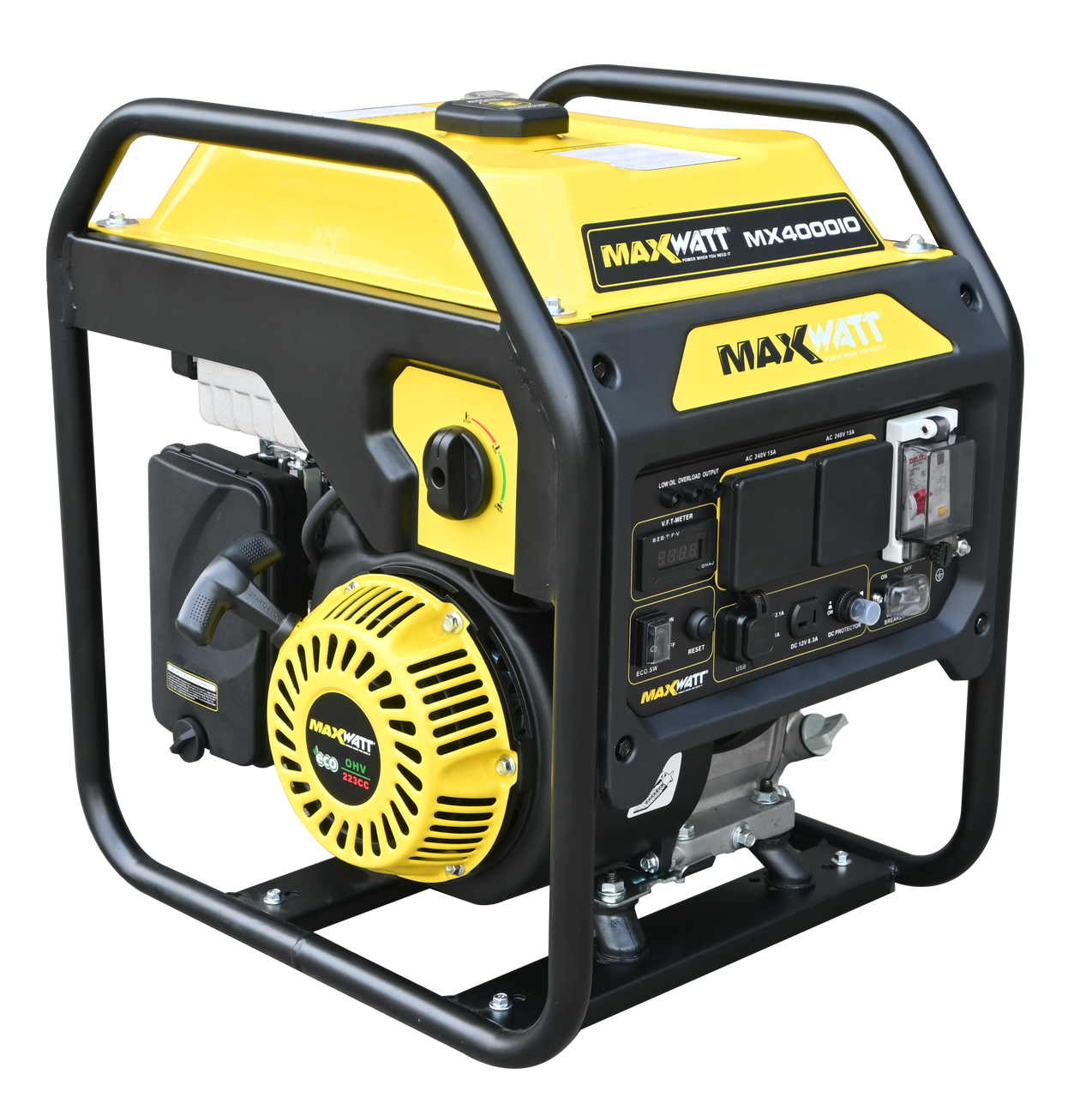 MaxWatt Generator Inverter 4000w Pure Sine Wave - MX4000IO - Tool Kit Depot