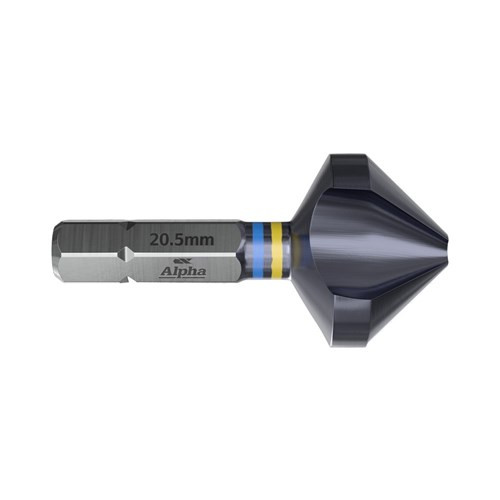 Alpha Onsite Plus Multi-Use 90-degree Countersink 3 Flute 3.5 - 20.5mm ...