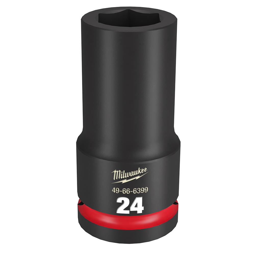Milwaukee SHOCKWAVE™ Deep 6 Point Impact Socket 24 MM 3/4" Drive ...