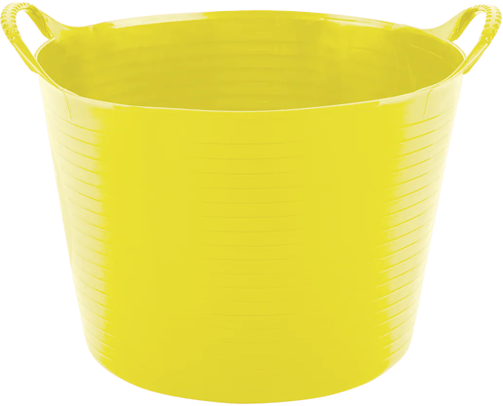Red Gorilla Tub Flexible Small Deep Yellow 14L - SP14Y - Tool Kit Depot