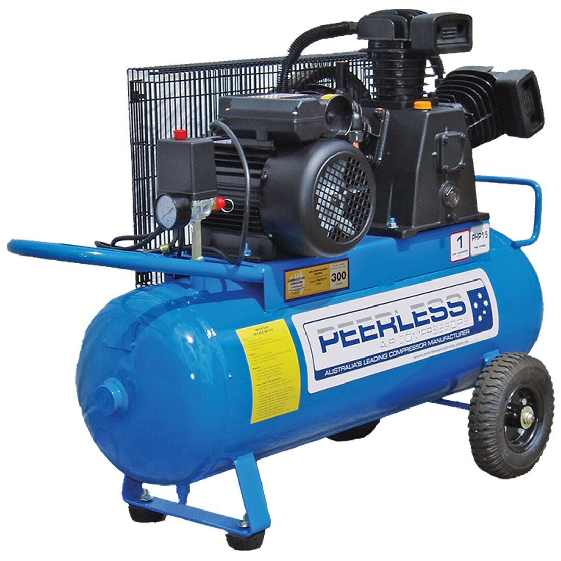 Peerless PHP15 300 L/M High Pressure Belt Drive Air Compressor - 55 ...