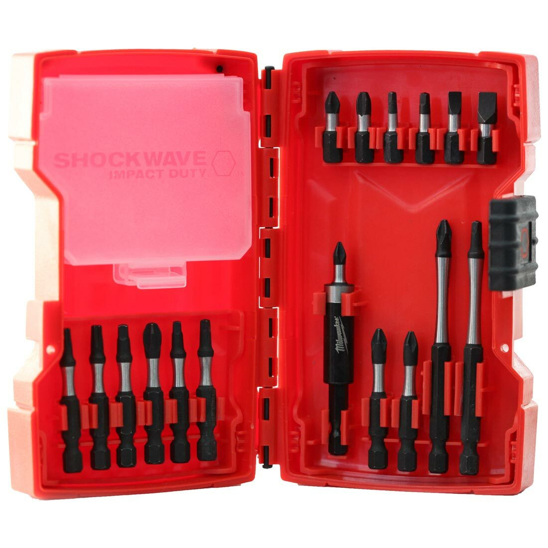 Milwaukee SHOCKWAVE™ 18PC Impact Driver Bit Set - 48324403 | Tool Kit Depot