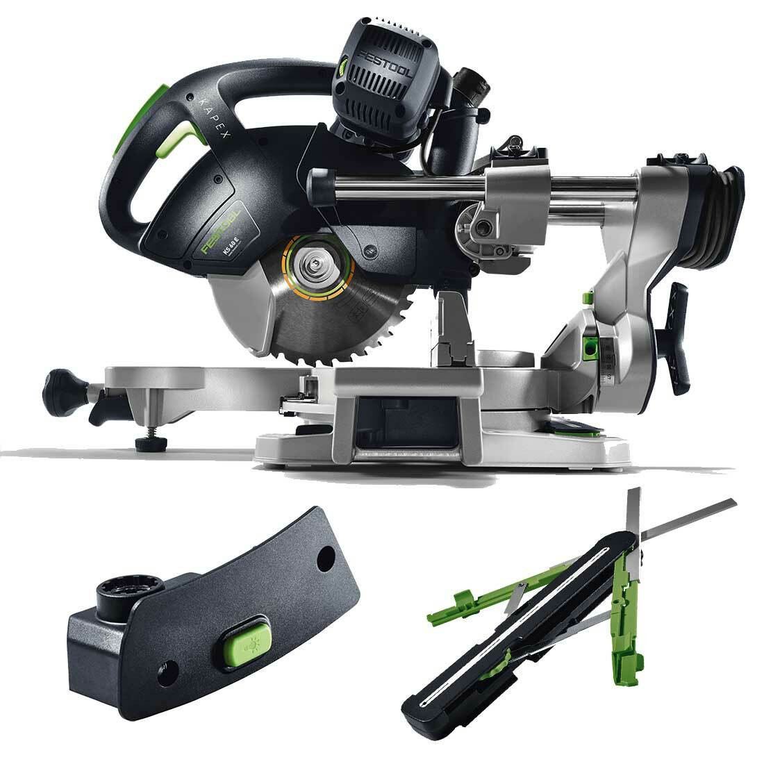 Festool KS 60 E-SET KAPEX 1200 Watt 216mm Slide Compound Mitre Saw with ...