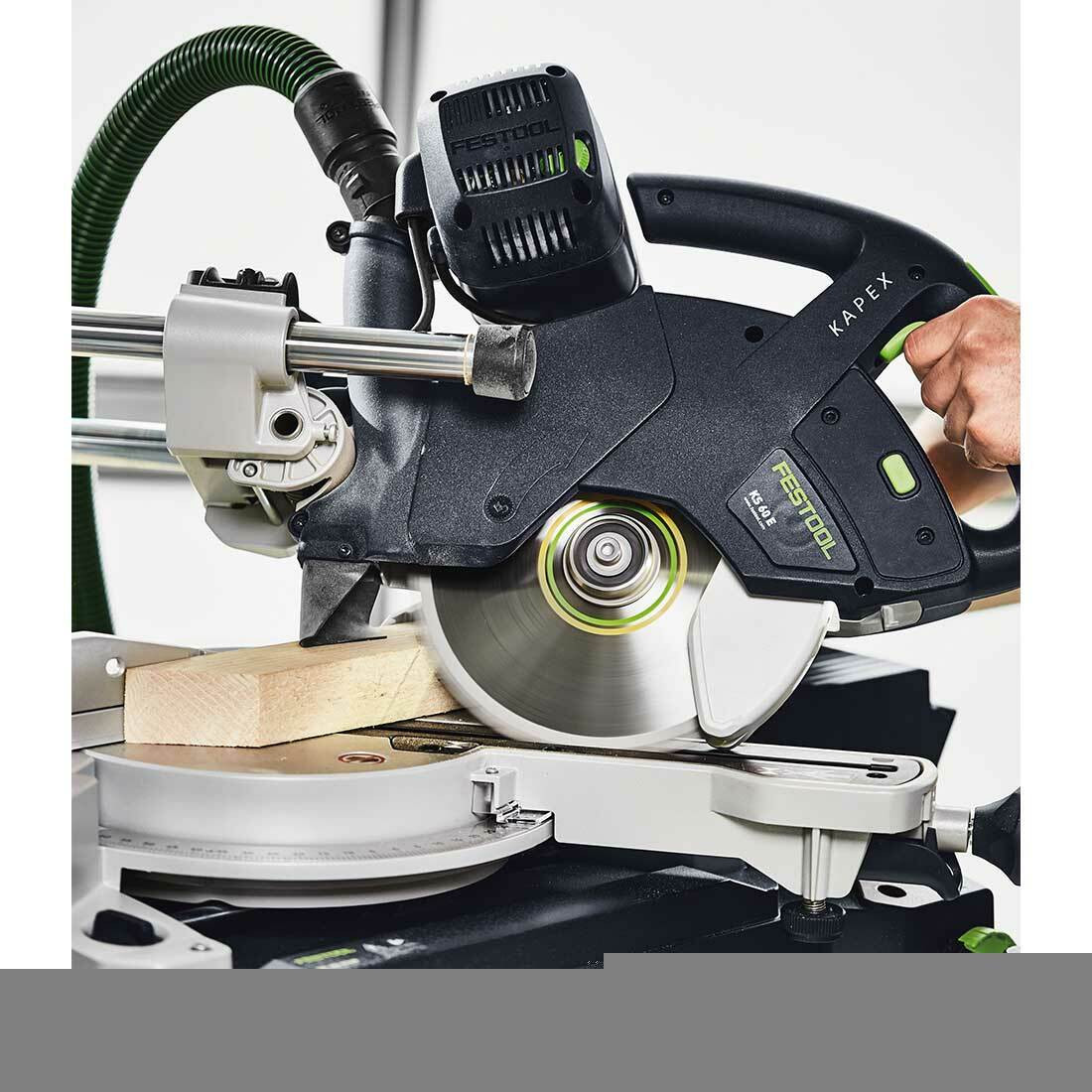 Festool KS 60 E-SET KAPEX 1200 Watt 216mm Slide Compound Mitre Saw with ...