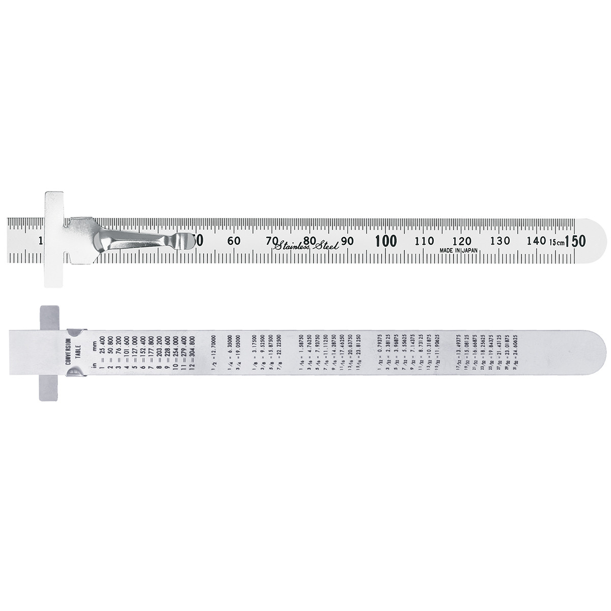 Toledo 150mm Metric Stainless Steel Rule - Double Sided