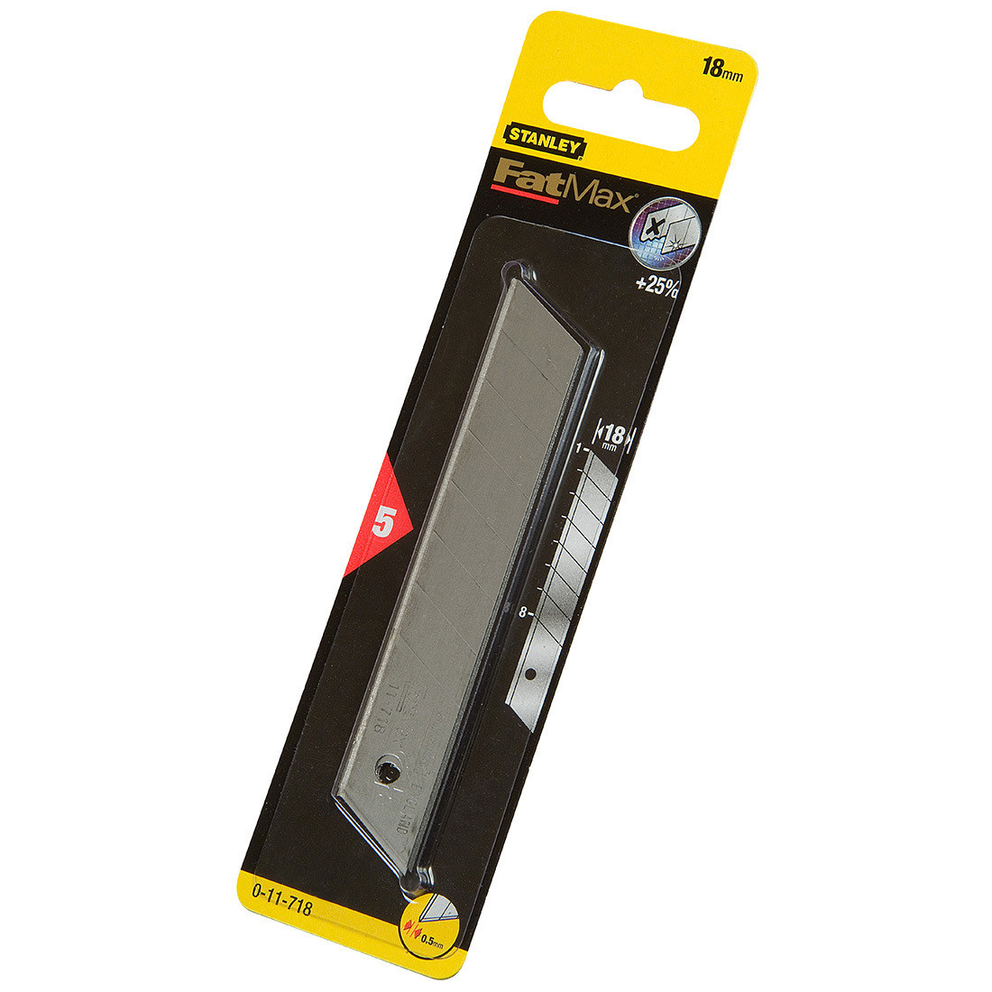Stanley FatMax 18mm Snap-Off Knife Blades 5 Pack