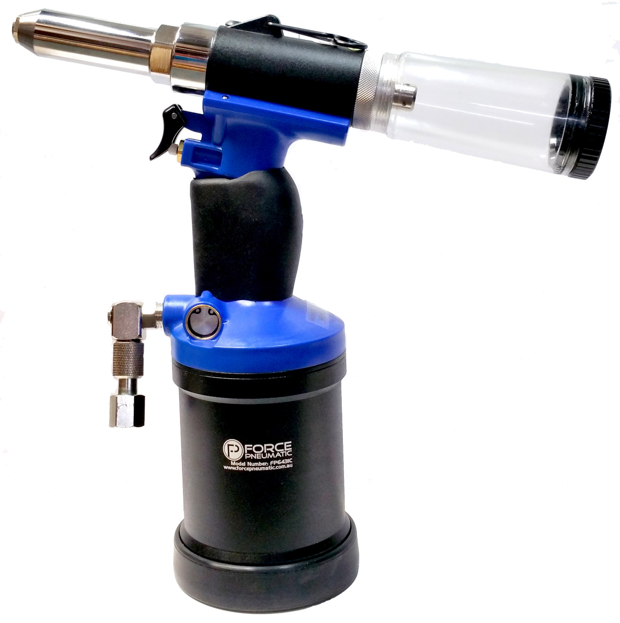 Force M Gamer 1/4" H/Duty Shockless Air Riveter, Suits S/S - FP6431CVK