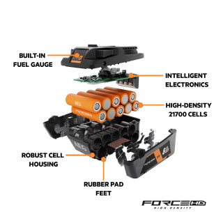 AEG Force HD Battery 8Ah 18V - A18OB8 - Tool Kit Depot