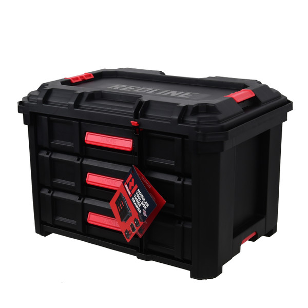 Redline Modular Tool Box Three Drawer - RL320423 - Tool Kit Depot
