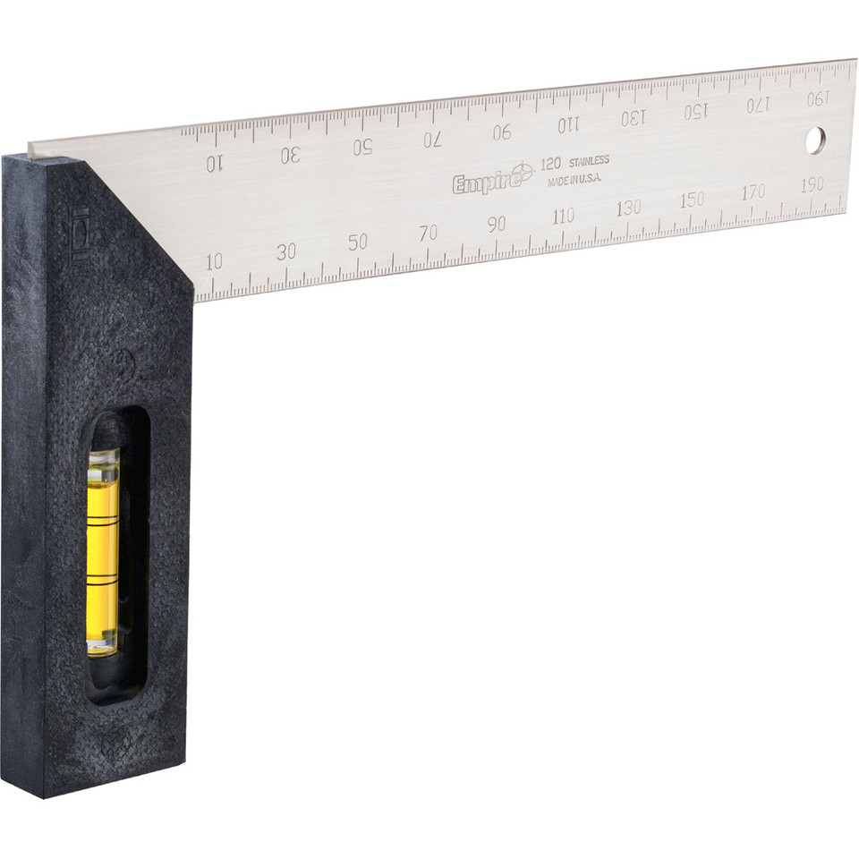 Empire 200mm Stainless Steel Try Square - 122M | Tool Kit Depot