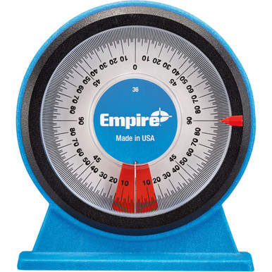 Empire Magnetic Polycast Analogue Protractor - 36 | Tool Kit Depot