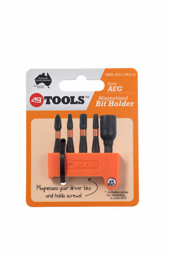 48 Tools Magnetic Bit Holder suits AEG Tools - MBH-AEG-ORA-01 - Tool ...