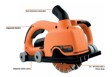 Ramset Concrete Chaser 150mm 2500W - RW150ES - Tool Kit Depot