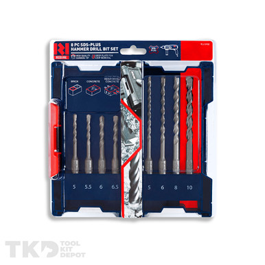 Redline Drill Bit Set SDS+ 8 Piece - RL410950 - Tool Kit Depot