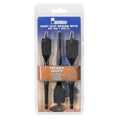 Bordo Spade Bit Set 20-25mm 3 Piece - 2670-S1 - Tool Kit Depot