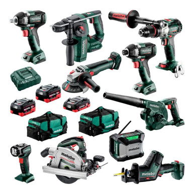 Metabo 10 Piece Mega Combo - AU69000250 - Tool Kit Depot