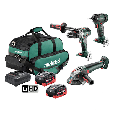 Metabo 3 Piece 18V Combo - T18BL3SB1HD5.5HP/AU68308200 - Tool Kit Depot