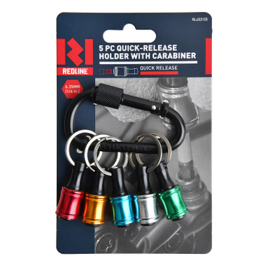 Redline HexBitHolder 5Pce Quick-Release 1/4" Drive - RL453105 - Tool ...