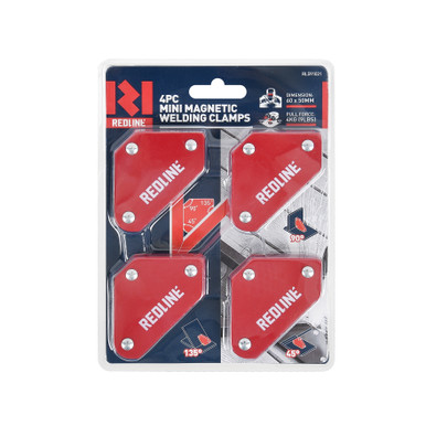 Redline Mini Magnetic Welding Clamps 4kg 4 Piece - RL591031