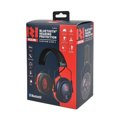 Redline Bluetooth Ear Muffs Hearing Protection - RL488133 - Tool Kit Depot