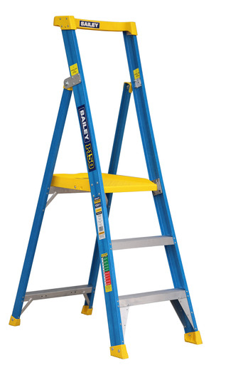 Bailey Platform Step Ladder 3 Step 0.9m FG - FS14070 - Tool Kit Depot