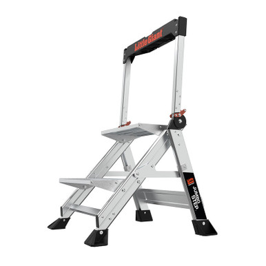 Little Giant JUMBO STEP, 2-step model - 150 kg rated, aluminum ...