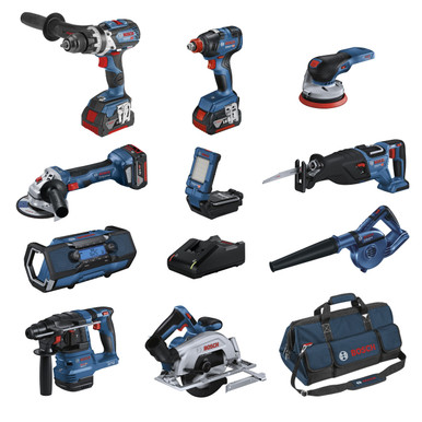 Bosch 18V 10pce Brushless 3x5.0Ah Combo Kit - 0615A5008Y - Tool Kit Depot