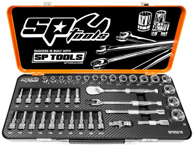SP Tools Socket Set 3/9 DR Metric 39 pce - SP20216 - Tool Kit Depot