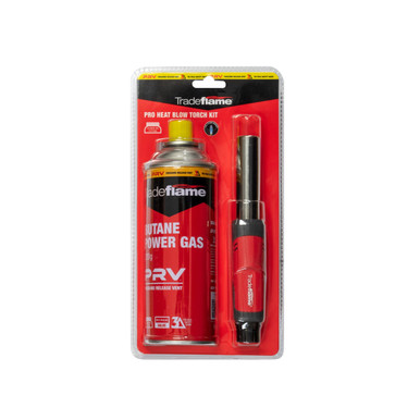 Trade Flame Butane Pro Heat Blow Torch kit - 400056 - Tool Kit Depot
