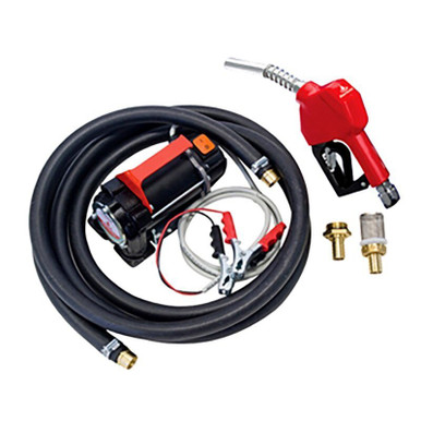 Alemlube Diesel Refuelling Pump Kit With Auto Nozzle 12V 50L/Min ...