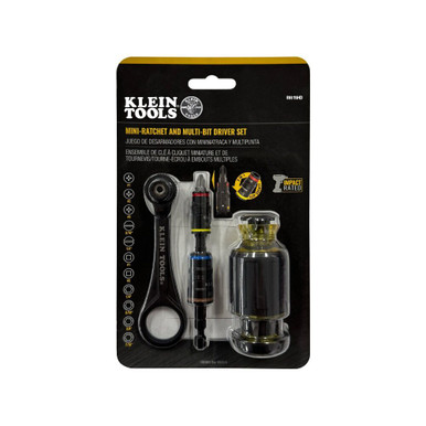 Klein Tools Flip Socket, Mini Ratchet And Multi-Bit Driver Set 3 Piece ...