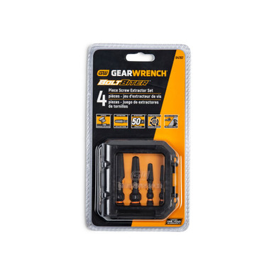 Gearwrench Bolt Biter™ Screw Extractor Set 4 Piece - 84787 - Tool Kit Depot