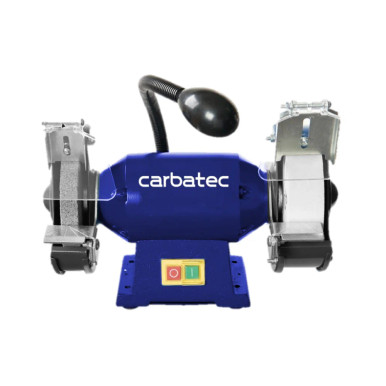 CARBATEC Wide Stone Bench Grinder With LED Light - GR-W150H - Tool Kit ...