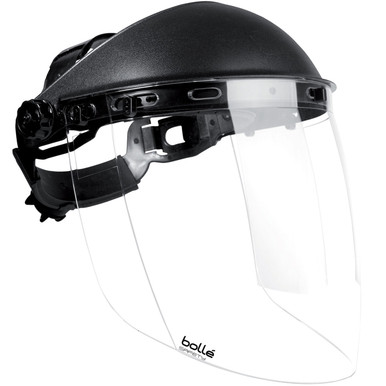 BOLLÉ SAFETY Sphere Face Shield Clear PC Lens- Complete Face Shield ...