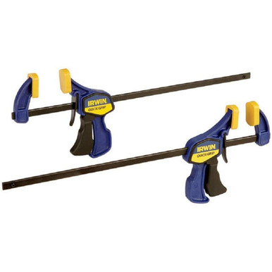Irwin 300mm 2 Peice Quick-Grip Mini Clamp Set - 1964745 | Tool Kit Depot