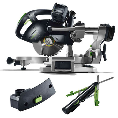 Festool KS 60 E-SET KAPEX 1200 Watt 216mm Slide Compound Mitre Saw with ...