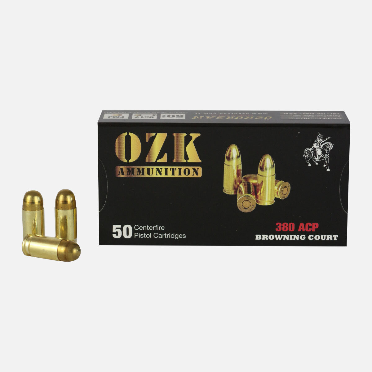 Turan 9mm Ammunition TU9MM124FMJ 124 Grain Full Metal Jacket 50 Rounds