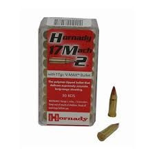 Hornady H83177 17 Mach 2 HM2 17 gr VMAX 50 per box