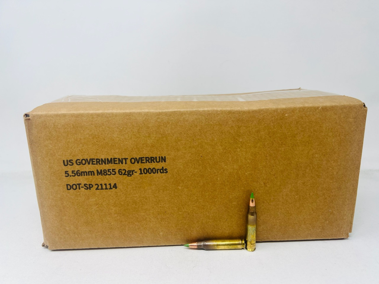 US Government Overrun 5.56x45mm NATO Ammunition USGOM8551000 M855 62 ...