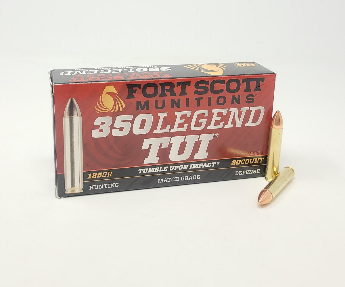 Fort Scott Munitions 350 Legend Ammunition FSM350125SCV 125 Grain Solid ...