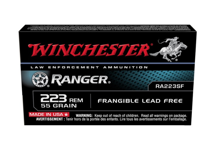 Winchester 223 Rem Ammunition Ranger RA223SF 55 Grain Lead Free ...