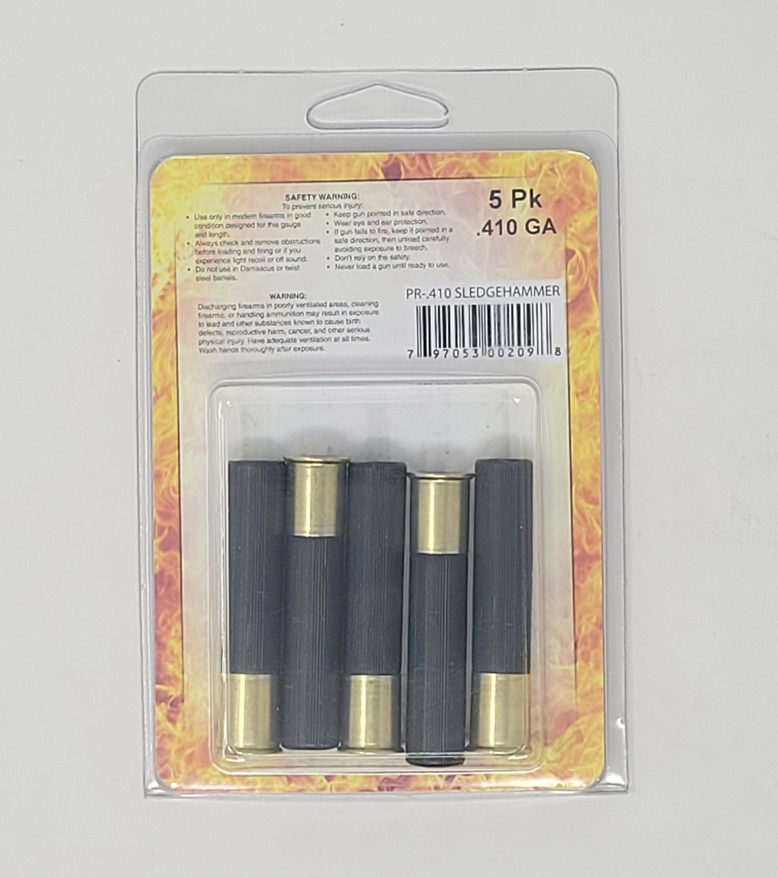 Phoenix Rising 410 Bore Ammunition Sledge Hammer PR410SH 2-1/2" Deep ...