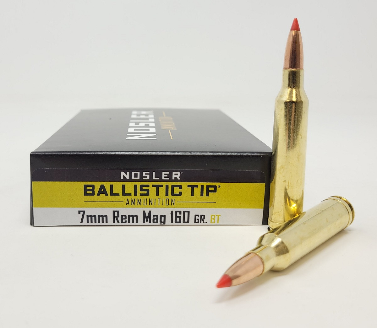 Nosler 7mm Rem Mag Ammunition NOS43461 160 Grain Ballistic Tip 20 Rounds