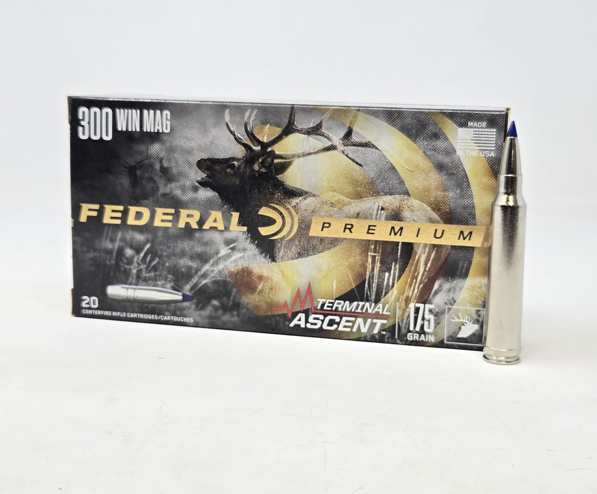 Federal Premium 300 Win Mag Ammunition Terminal Ascent P300WTA2 175 ...