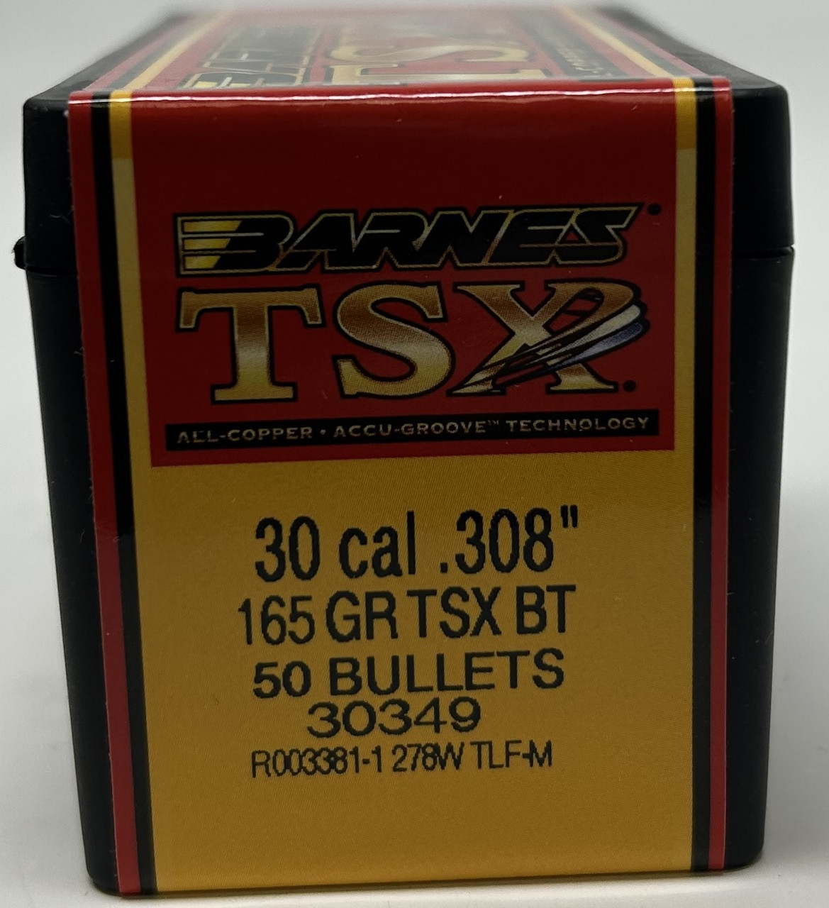 Barnes 30 Cal (.308 Dia) Reloading Bullets Copper TSX B30349 165 Grain ...