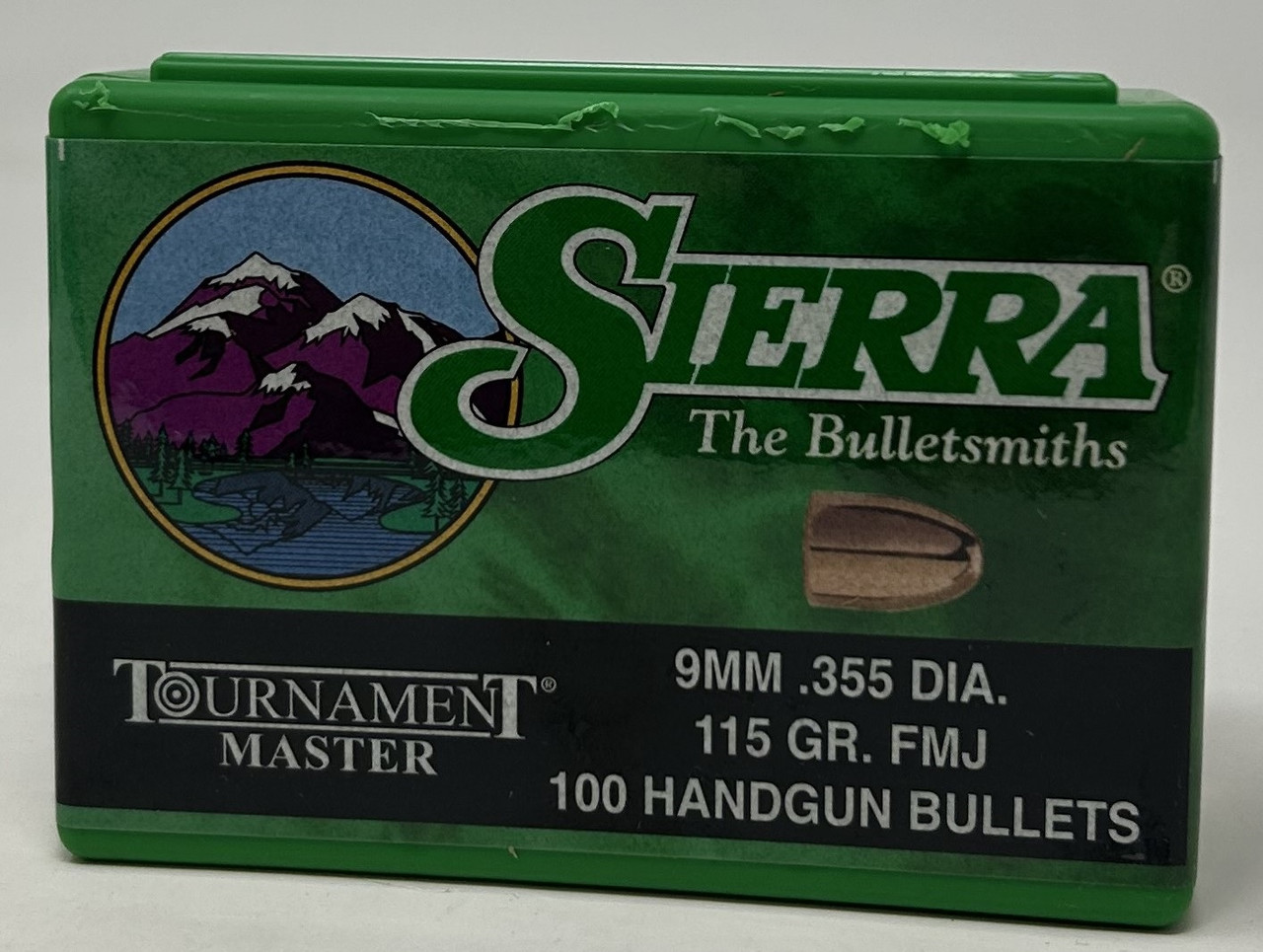 Sierra 9mm (.355 Dia) Reloading Bullets Tournament Master SRAA8115 115 ...